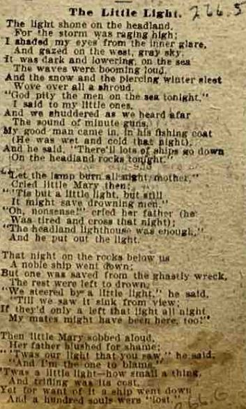 The Little Light. - Timeless Poem